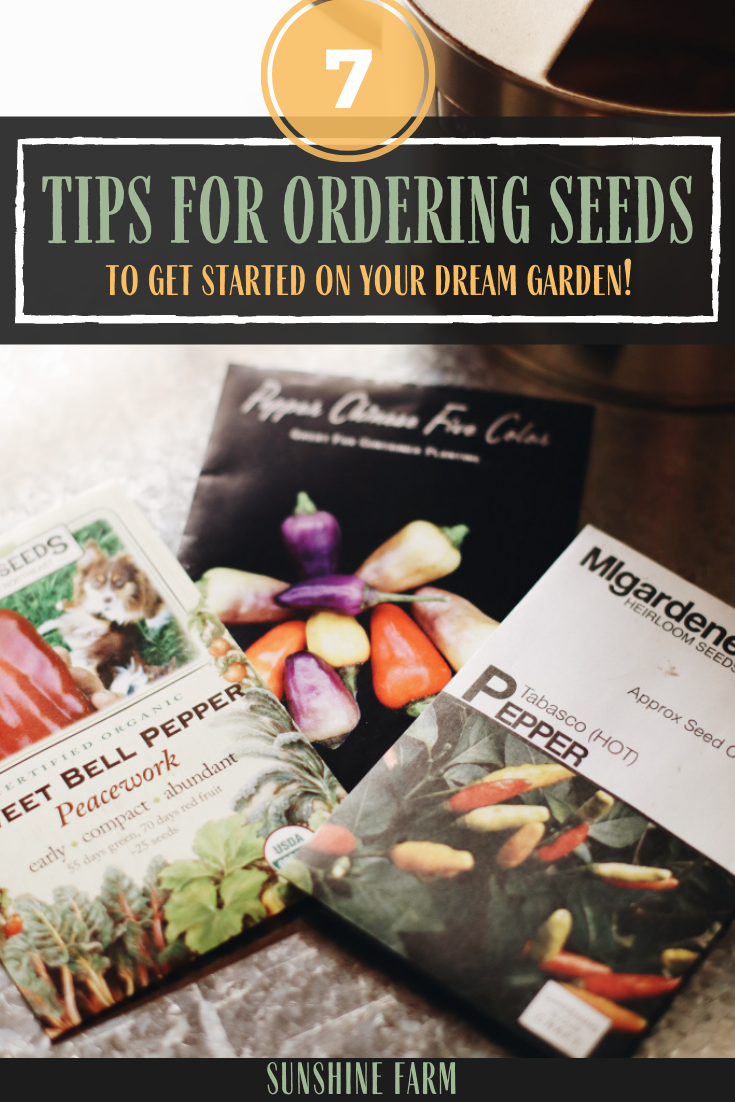 7 Tips for Ordering Seeds to Start Your Dream Garden – SUNSHINE FARM